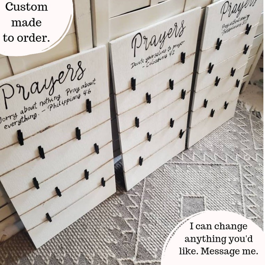 Prayer Board, War Room, Prayer Sign, Christian Sign, Bible Verse Sign ...