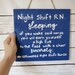 Nurse Sign, Sleeping Nurse, Nurse Gift, RN Gift, LPN Gift, Wood Sign ...