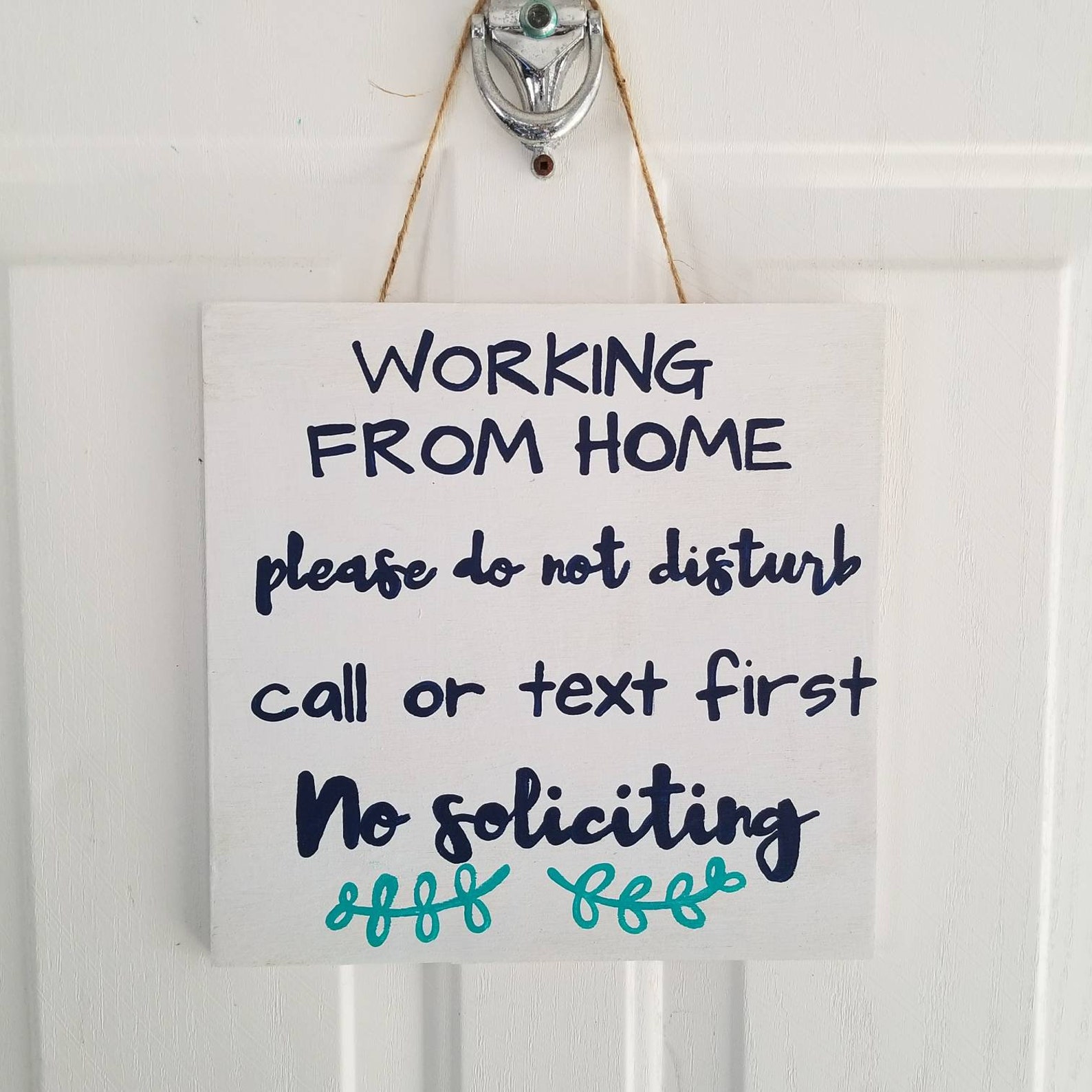 Working Do Not Disturb Sign Work at Home Door Sign Work at | Etsy