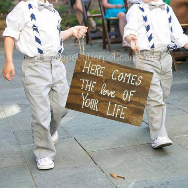 Ring Bearer Sign - Etsy