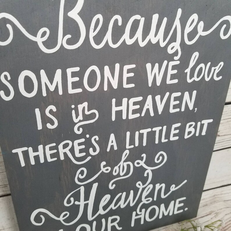 Memorial Sign Heaven Sign Memorial Gift Grief Gift Someone | Etsy
