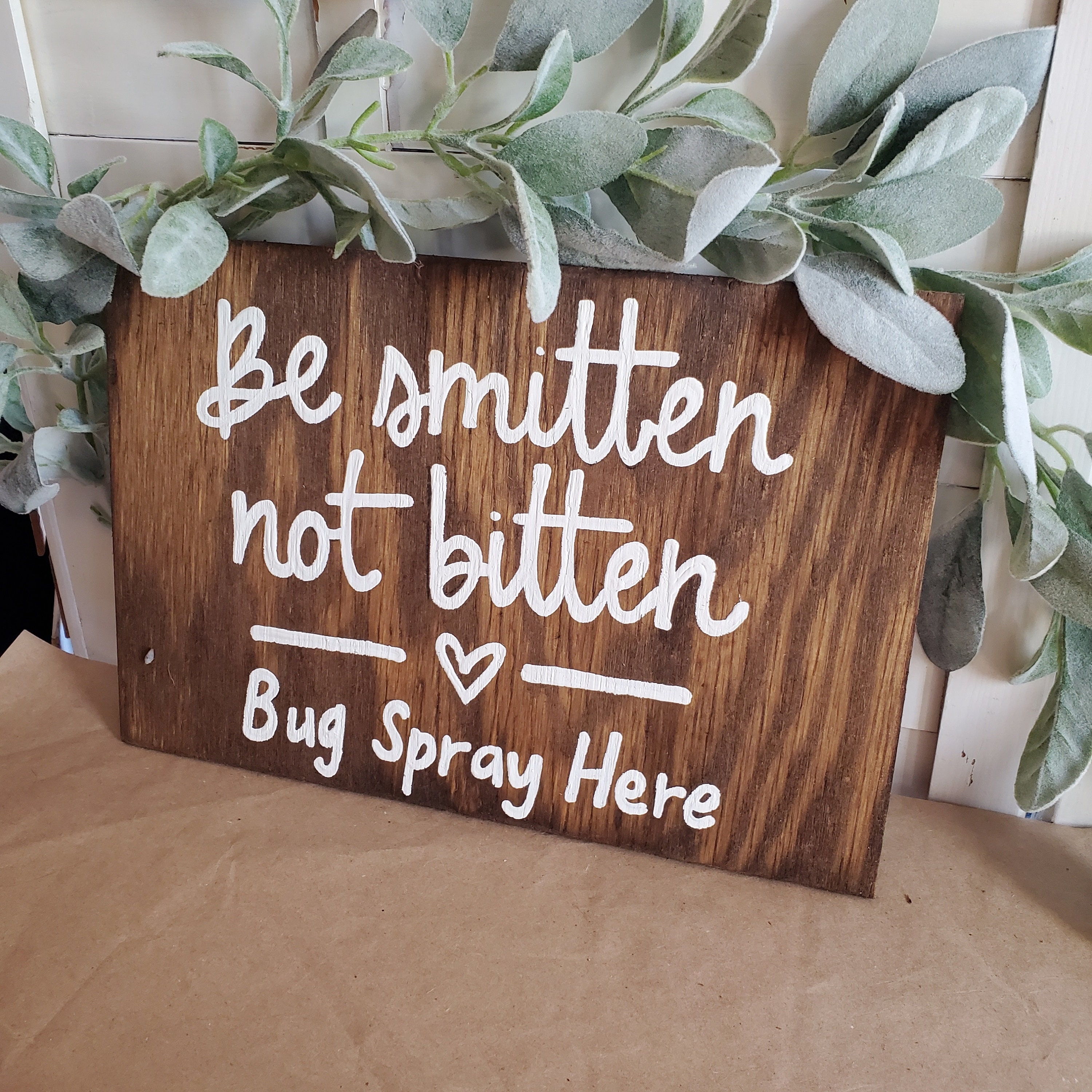 Bug Spray Sign: Rustic Outdoor Wedding Decor - Etsy
