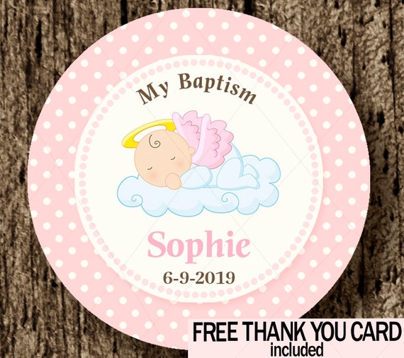 Craft Supplies & Tools Party & Gifting Baptism Labels Christening ...