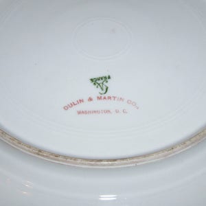 Antique George Washington Monogram Limoges Plate National Society of ...