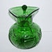 Clevenger Brothers Green Glass Star and Shield Pitcher South Jersey ...