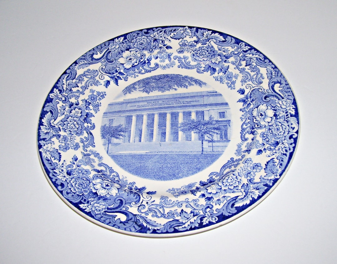 Wedgwood 1930 MIT Walker Memorial Building Plate Mass - Etsy