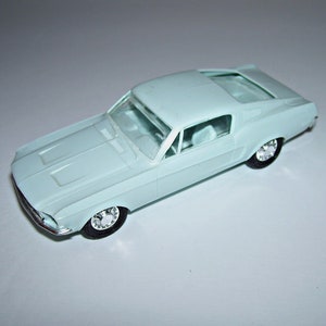 1960s Light Blue Plastic Ford Mustang Toy Vehicle Model - Etsy