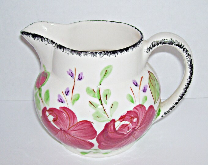 Blue Ridge Southern Potteries Annette's Wild Rose Pitcher Jug Antique ...