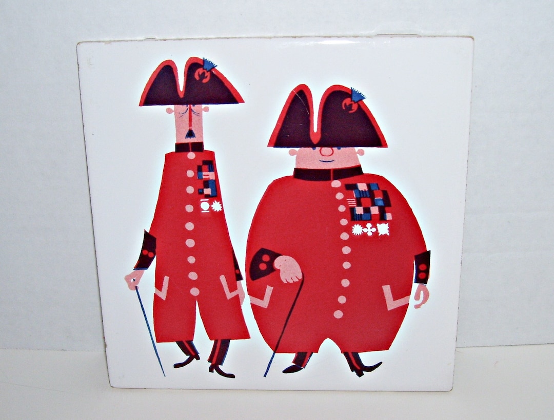 Kenneth Townsend Chelsea Pensioners Tile From London Series England - Etsy
