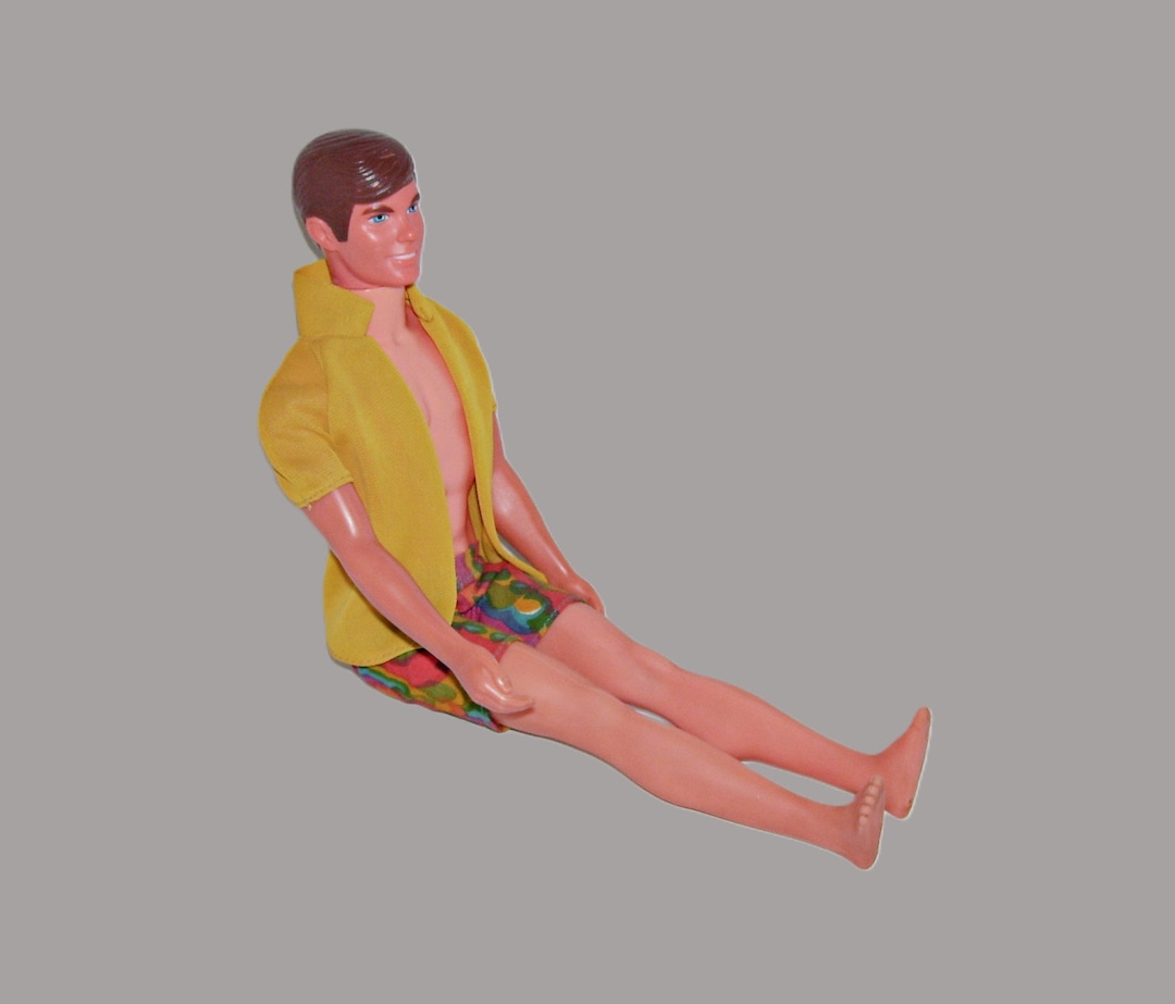1970 Sears Mattel Good Lookin' Ken Doll With Bendable Legs Original ...