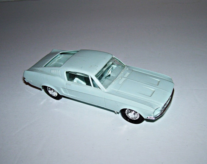 1960s Light Blue Plastic Ford Mustang Toy Vehicle Model - Etsy