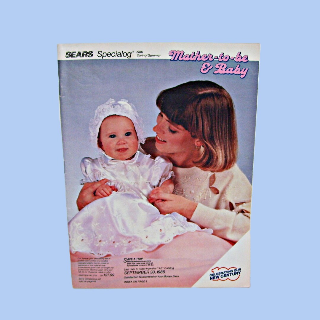 1986 Sears Specialog Mother to Be and Baby Catalog 75 Pages Toys ...