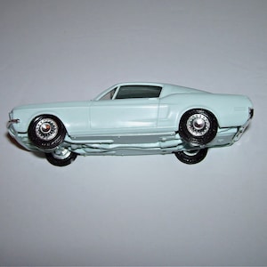 1960s Light Blue Plastic Ford Mustang Toy Vehicle Model - Etsy