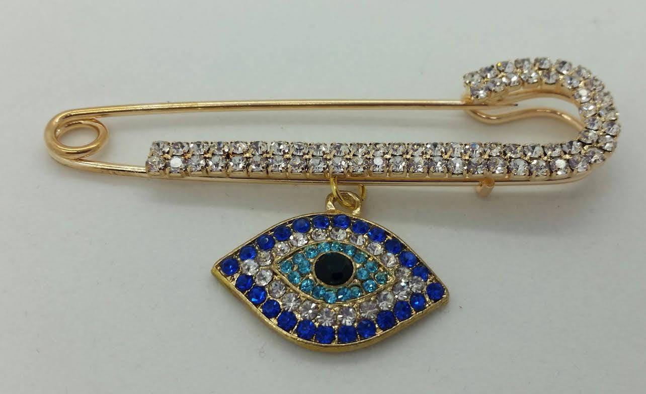 Evil Eye Pin Baby Pin Protection Pin Stroller Pin Good - Etsy