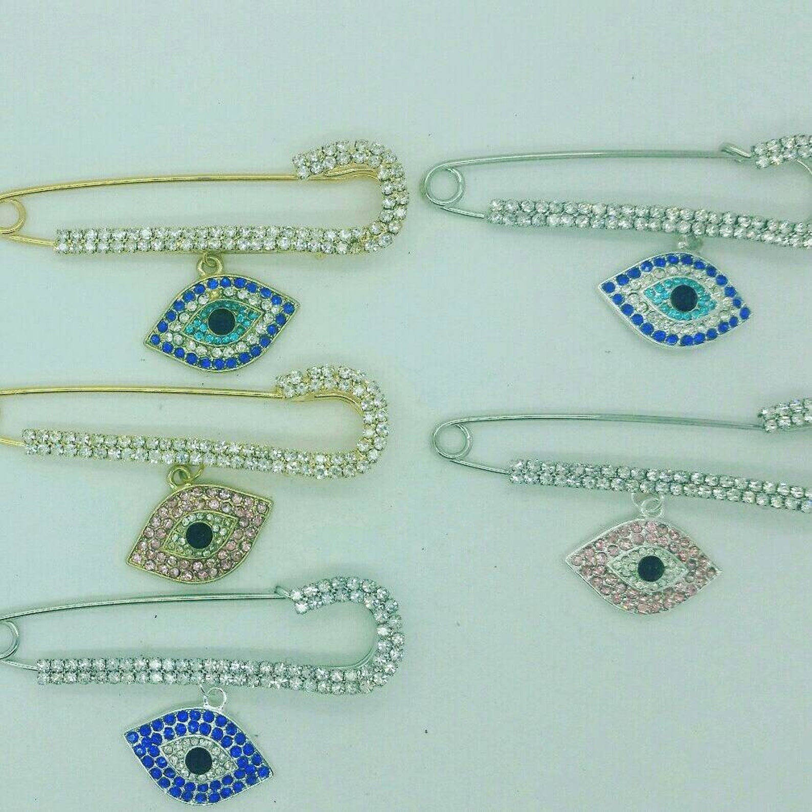 Evil Eye Pin Baby Pin Protection Pin Stroller Pin Good | Etsy