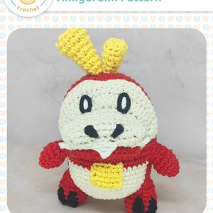 PDF CROCHET Pattern Fuecoco Inspired Amigurumi - Etsy