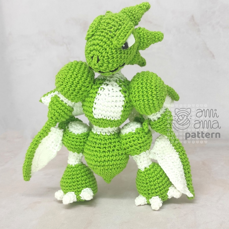 Amigurumi Scyther Inspired Amigurumi - Digital PDF Crochet Pattern - Etsy