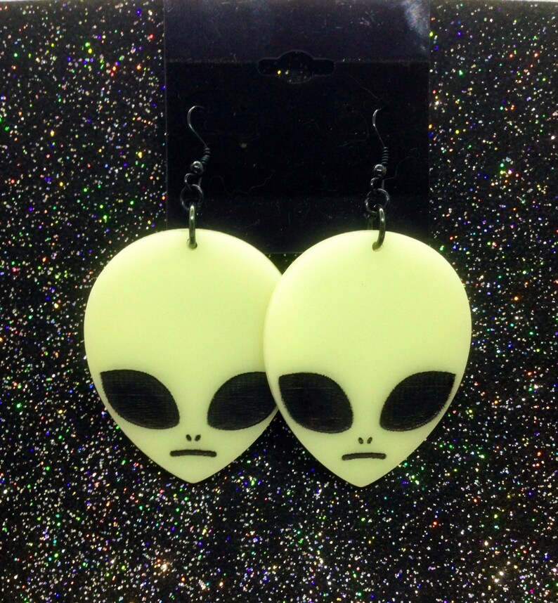 Alien Earrings - Etsy