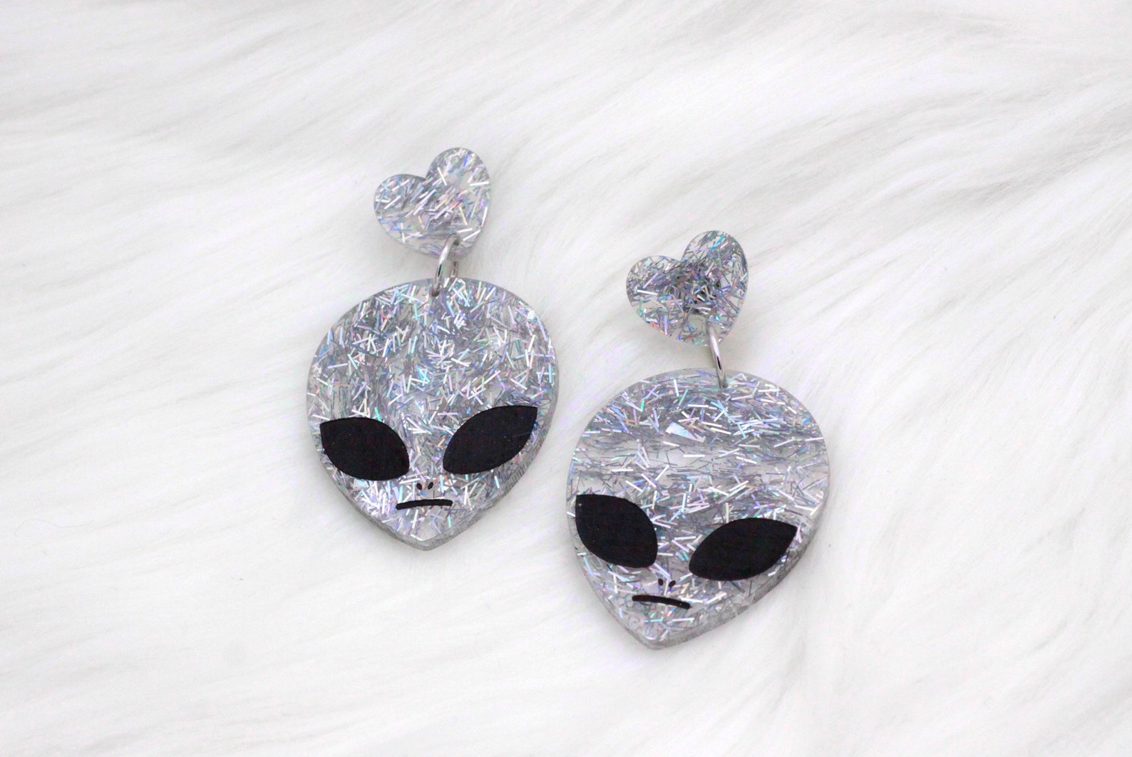 Alien Earrings - Etsy