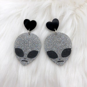 Alien Earrings - Etsy