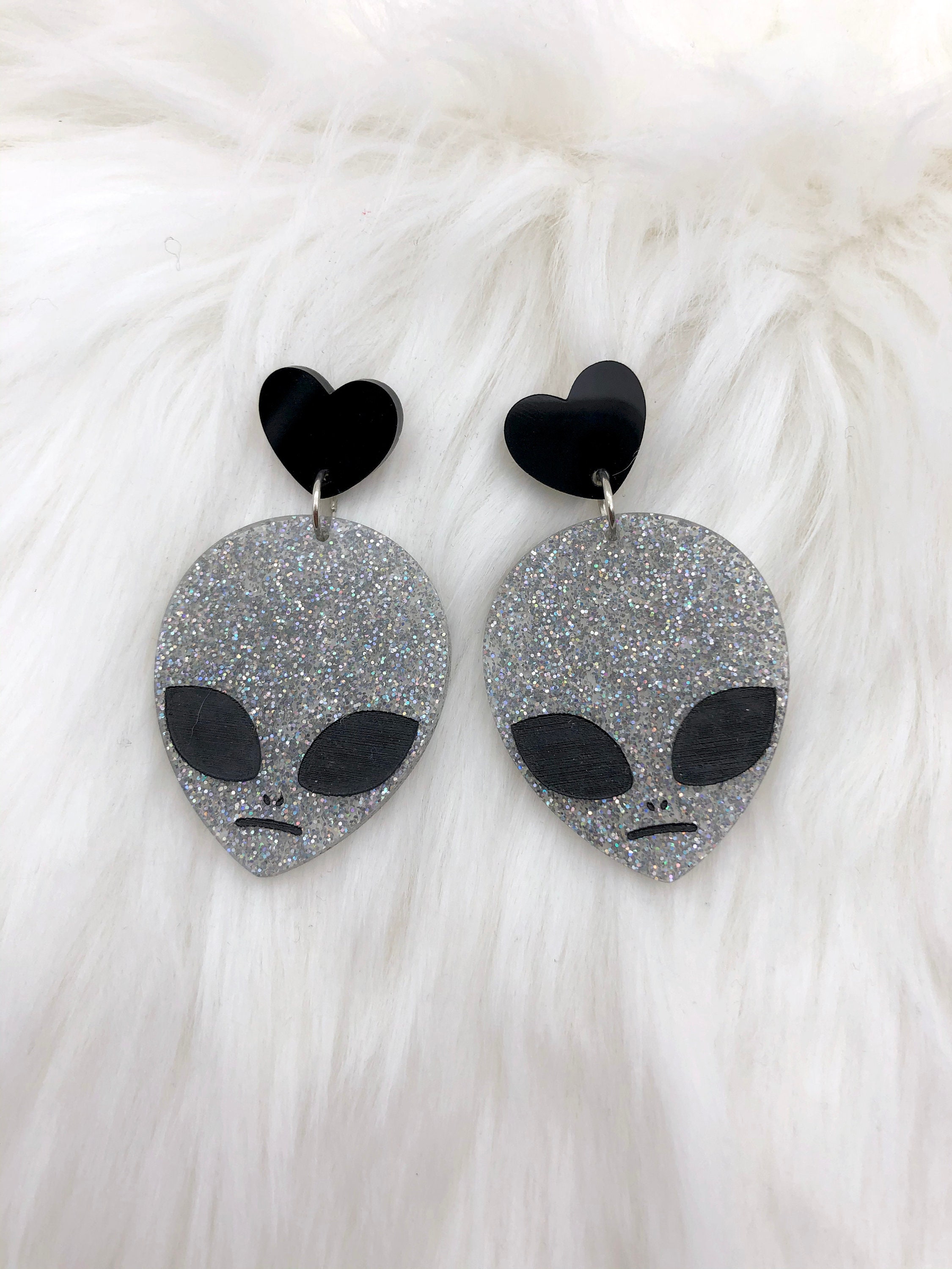 Alien Earrings - Etsy