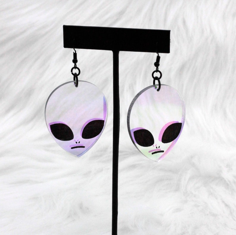 Alien Earrings - Etsy