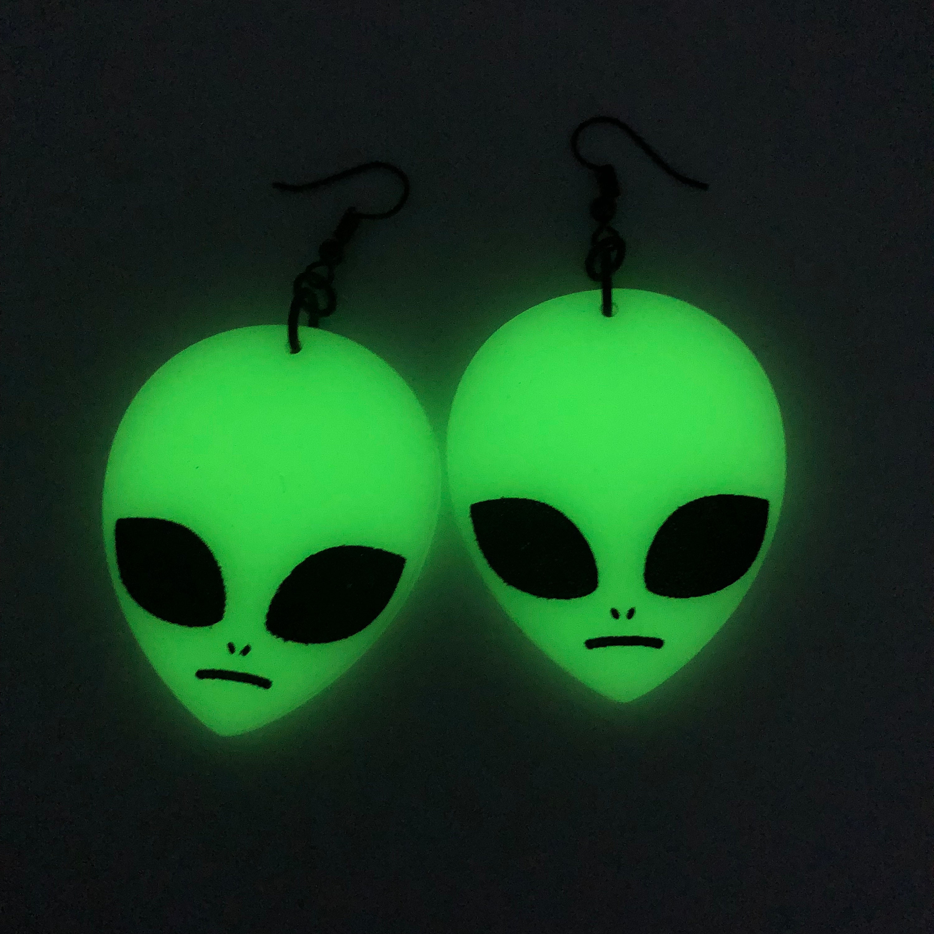 Alien Earrings - Etsy