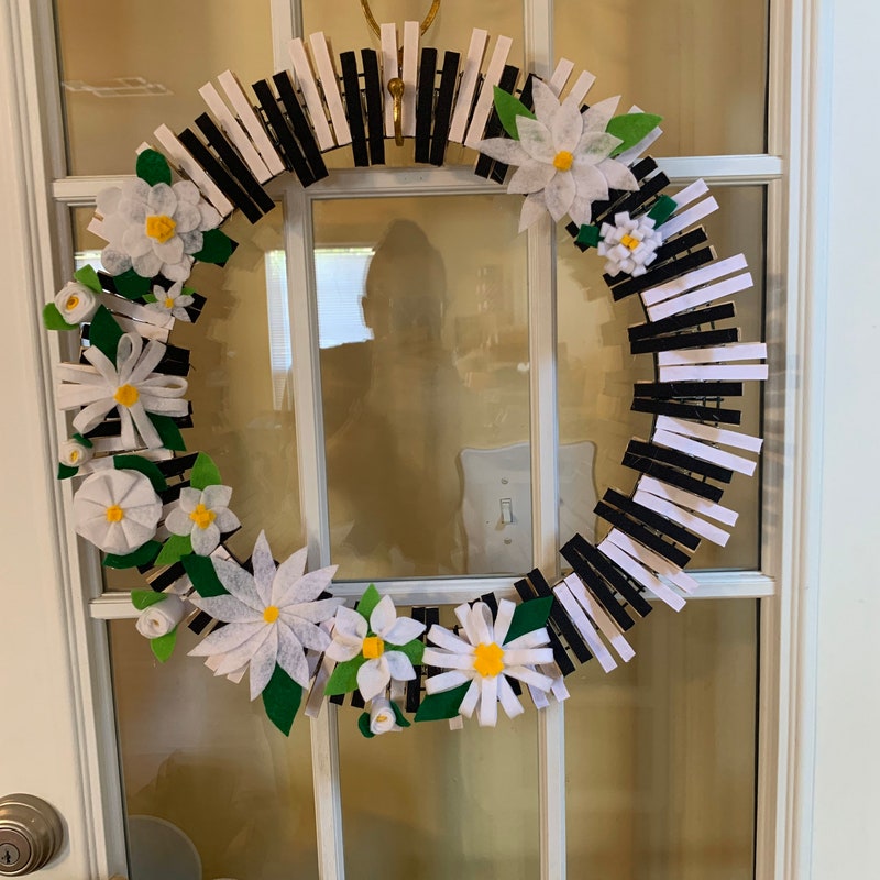 Summer Clothespin Wreath - Etsy