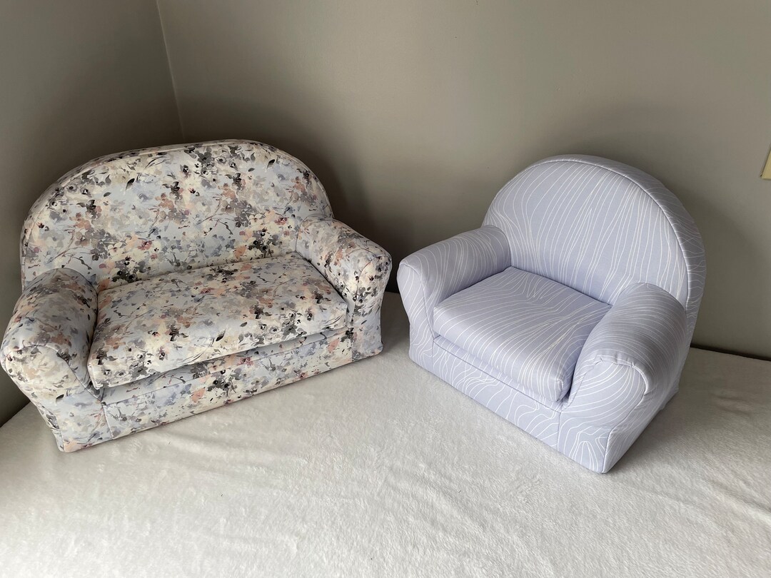 Soft Colors - Sofa Chair Furniture Set for All 18" Dolls - Etsy