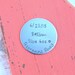 Baby Specs Token - Hand Stamped Token - Baby Keepsake - Remembrance ...