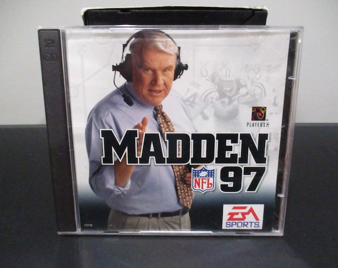 Vintage 1997 Madden 97 EA Sports PC Game 2 Disc Set Excellent Condition ...