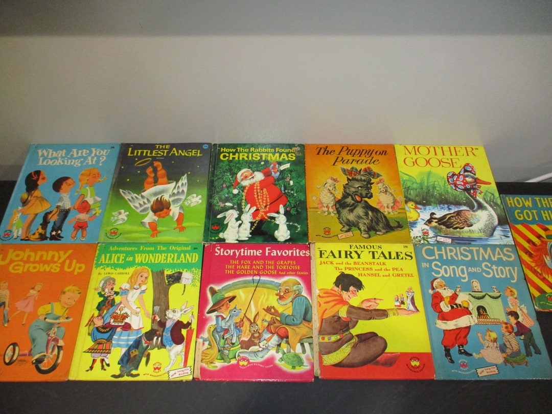 Collection of 5 1977 Wonder Books for Children Hardcovers Heidi ...