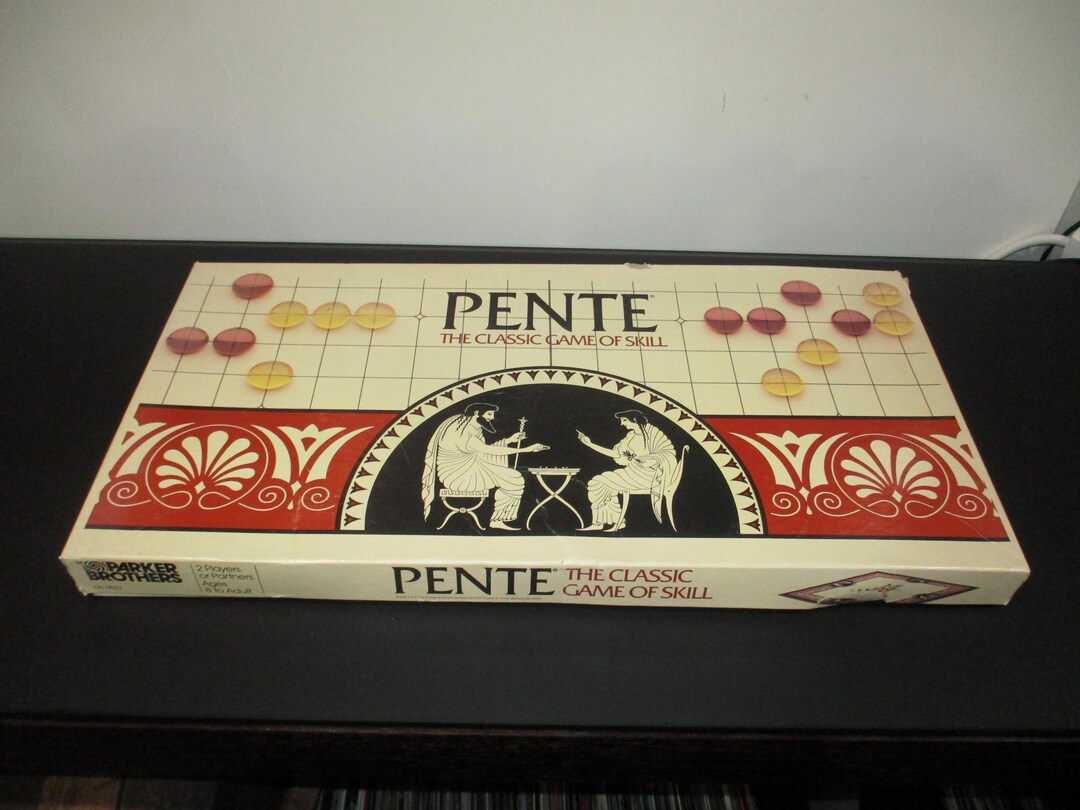 Vintage 1984 Board Game Pente the Classic Game of Skill 100 Percent ...