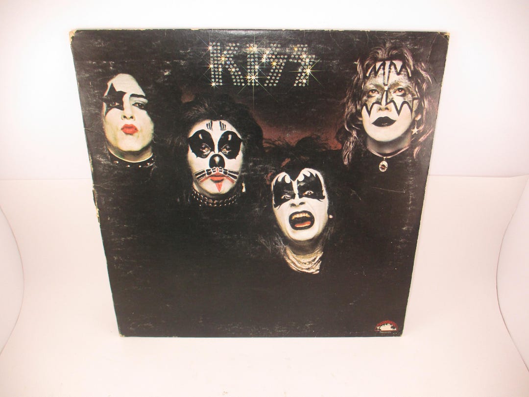 Vintage 1974 Vinyl LP Record KISS Self Titled Excellent Condition Early ...