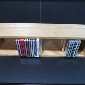 Vintage 1992 Deluxe Napa Valley Wooden CD Crate Holder up to 44 Discs ...