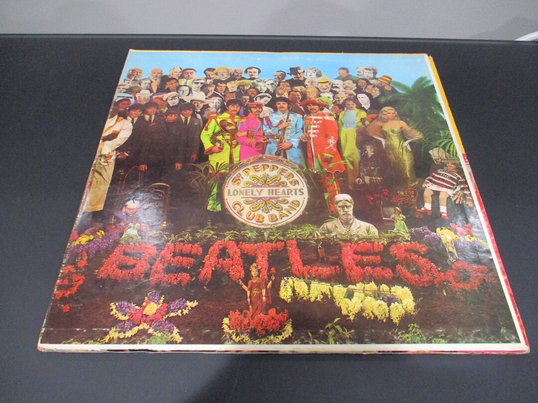 Vintage 1967 Vinyl LP Record the Beatles Sgt Peppers Lonely Hearts Club Band Excellent Condition ...