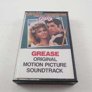 Vintage Soundtracks of the 80's and 90's Cassette Tapes G Grease New ...