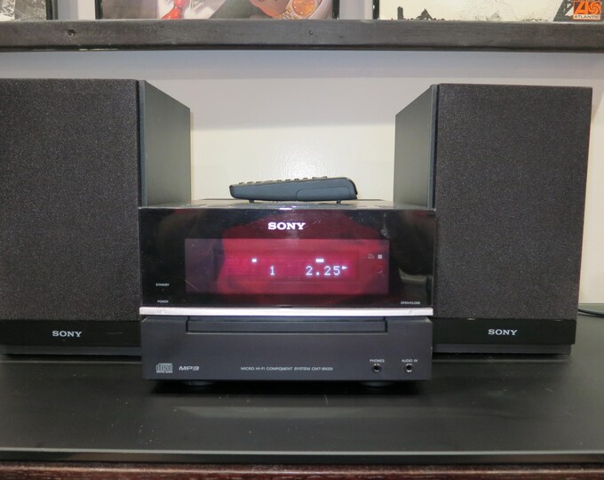 Sony Micro Hi-fi Stereo System: CD Receiver With Speakers & Remote - Etsy