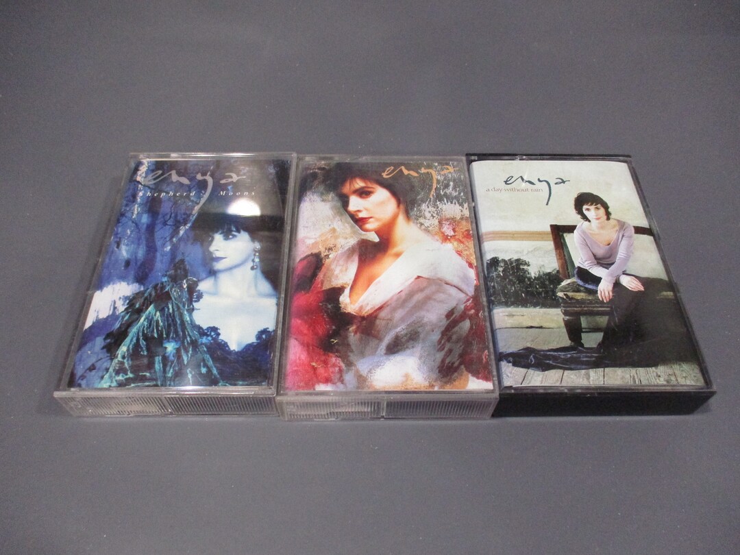Vintage 1980's Enya Cassette Tapes A Day Without Rain Watermark ...
