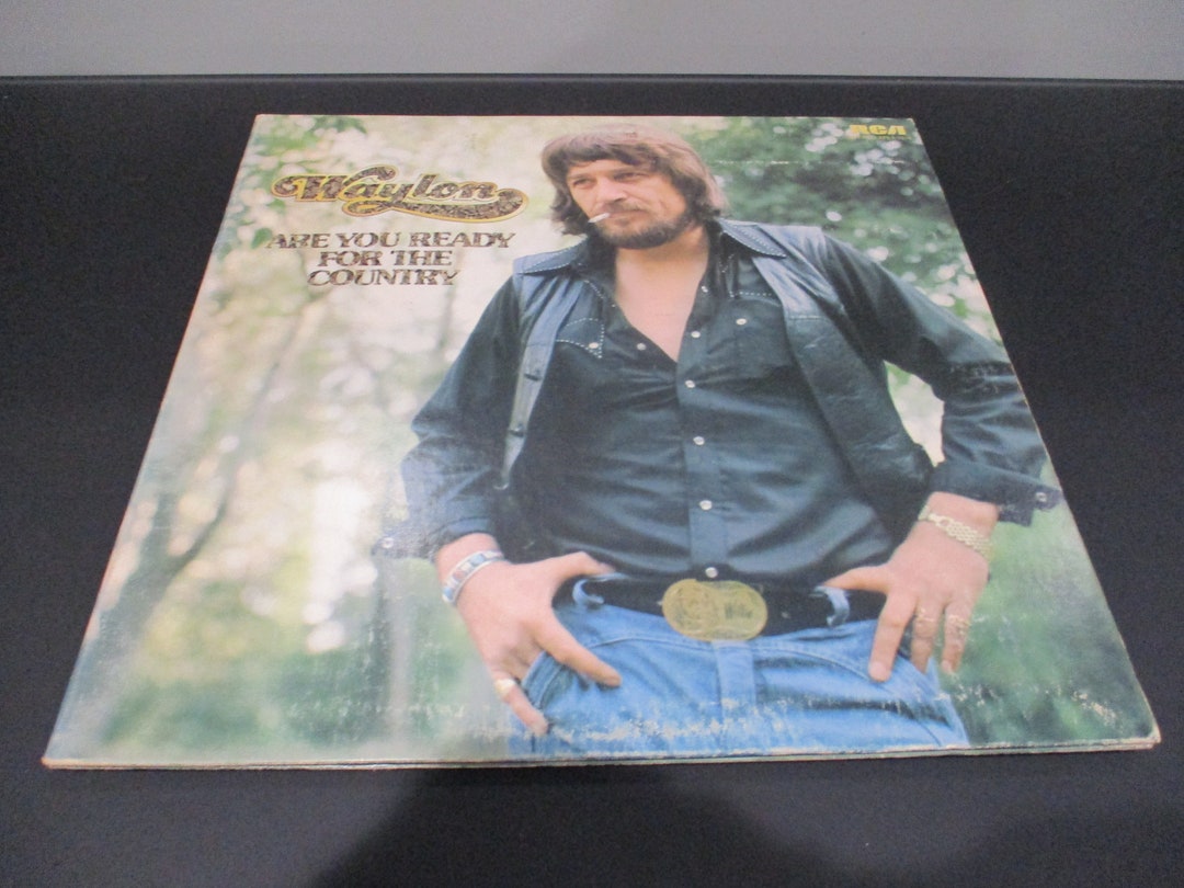 Vintage 1976 Vinyl LP Record Are You Ready for the Country Waylon ...