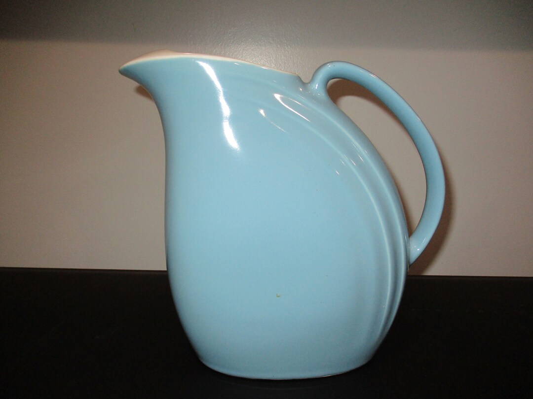 Vintage Hall Water Pitcher 1950s Light Blue 8 1/4 H USA Mid - Etsy