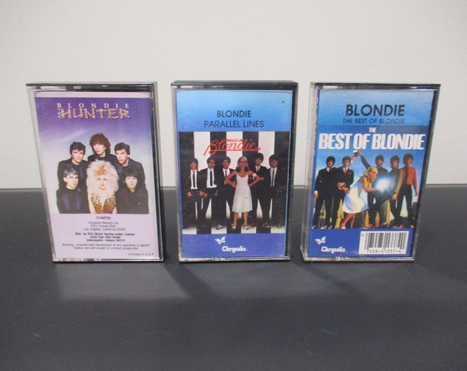 Vintage 1980's Blondie Cassette Tapes Excellent Condition Eat to the ...
