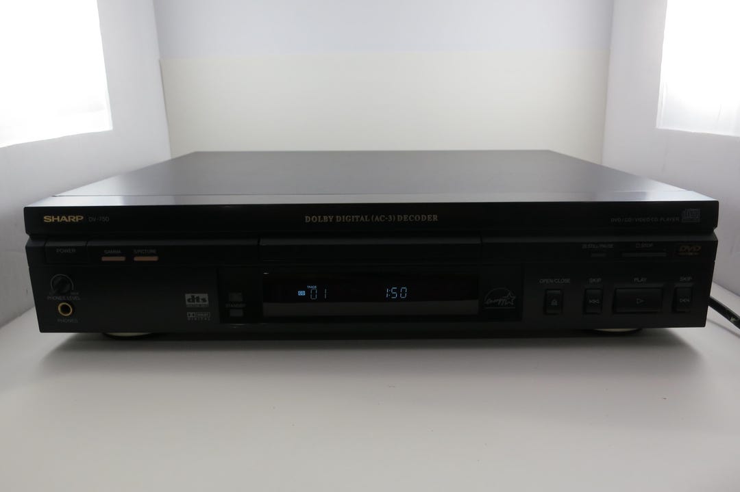 Vintage 1999 Sharp DV-750 CD/DVD Player Works Perfect Free Shipping - Etsy