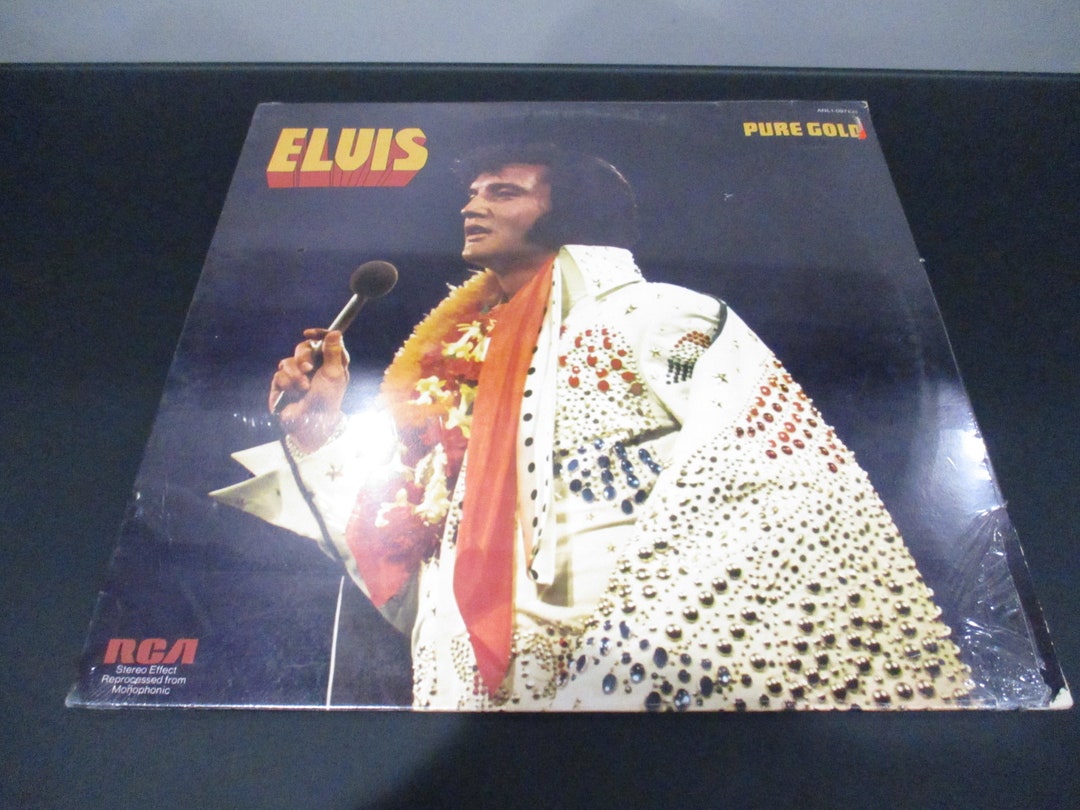 Vintage 1975 Vinyl LP Record Elvis Pure Gold Elvis Presley MINT ...