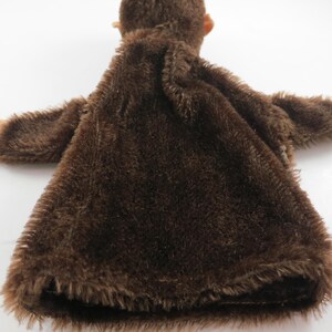 1950's 60's Brown Monkey Mohair Hand Puppet Likely Steiff Very Good ...