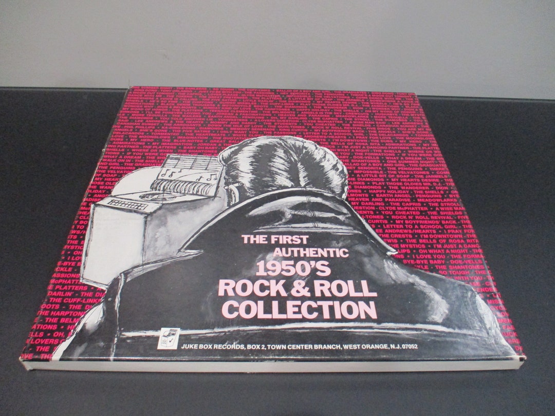 Vintage 1974 Vinyl LP Record Set the First Authentic 1950's Rock & Roll ...