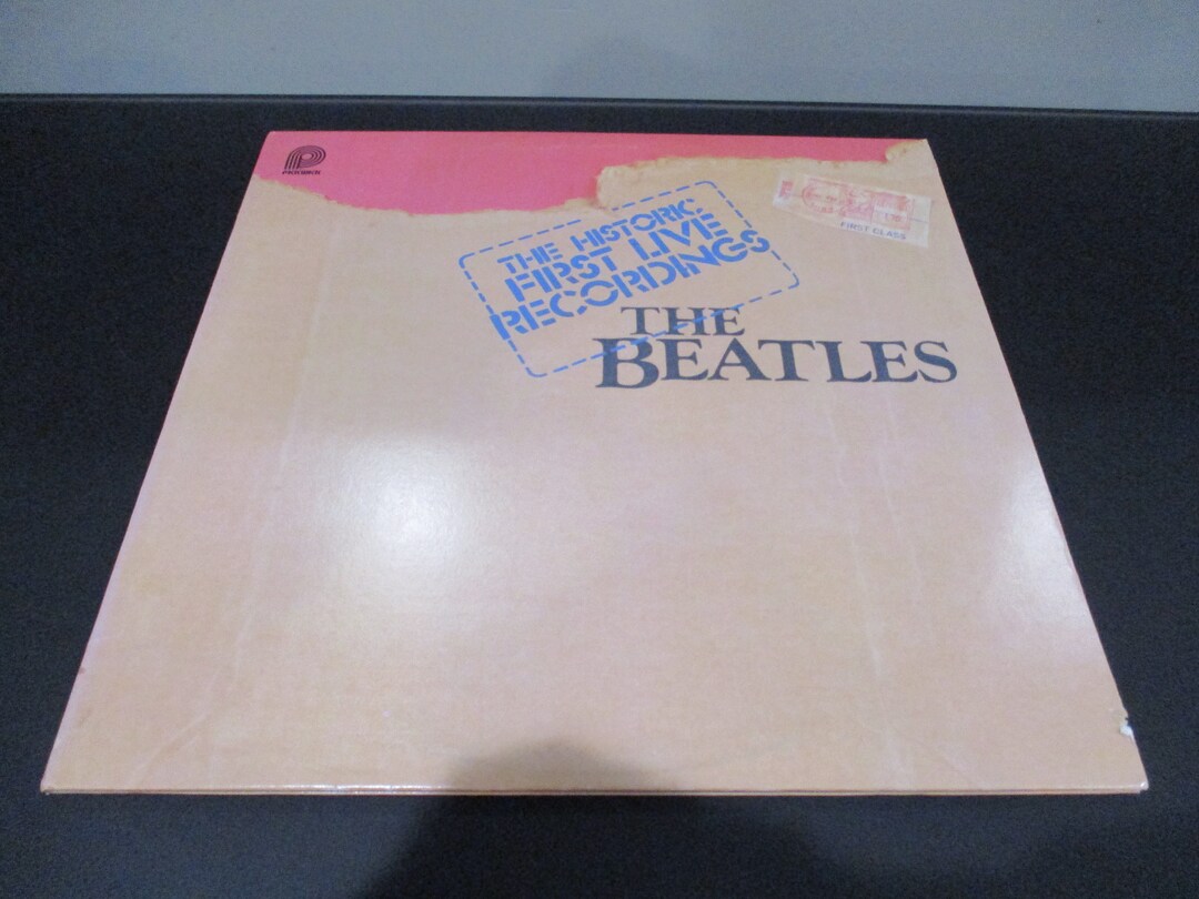 Vintage 1980 Vinyl LP Record the Beatles the Historic First Live ...