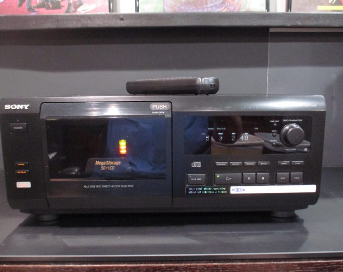 Vintage Sony CDP-CX55 501 Mega CD Changer Mini Jukebox Works Perfect - Etsy