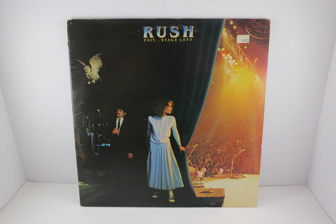 Vintage 1981 Vinyl LP Record Exit Stage Left RUSH Excellent Condition ...