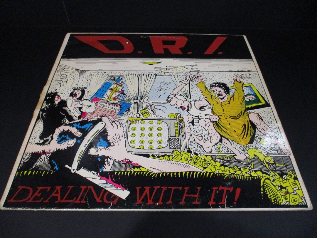 Vintage 1985 Vinyl LP Punk Rock Record Dealing With It D.R.I. Dirty ...